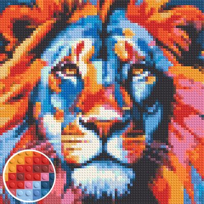Custom LEGO Portraits & Personalized LEGO Mosaic Art - BrickPic